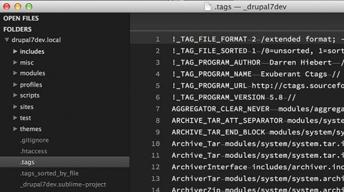 Sublime Text 2とCtagsの組み合わせがすごい。開発スピードUP[Mac版] | codechord